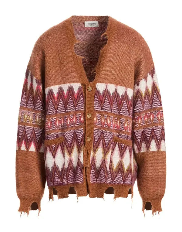 LANEUS Cardigan Size Wool, Mohair Wool, Polyamide, Acetate