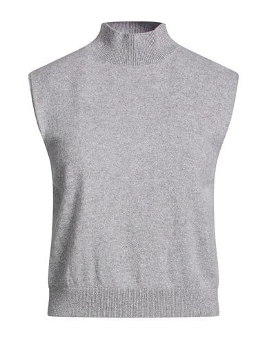TENSIONE IN Turtleneck Light Size Wool, Cashmere, Metallic Fiber - Grey