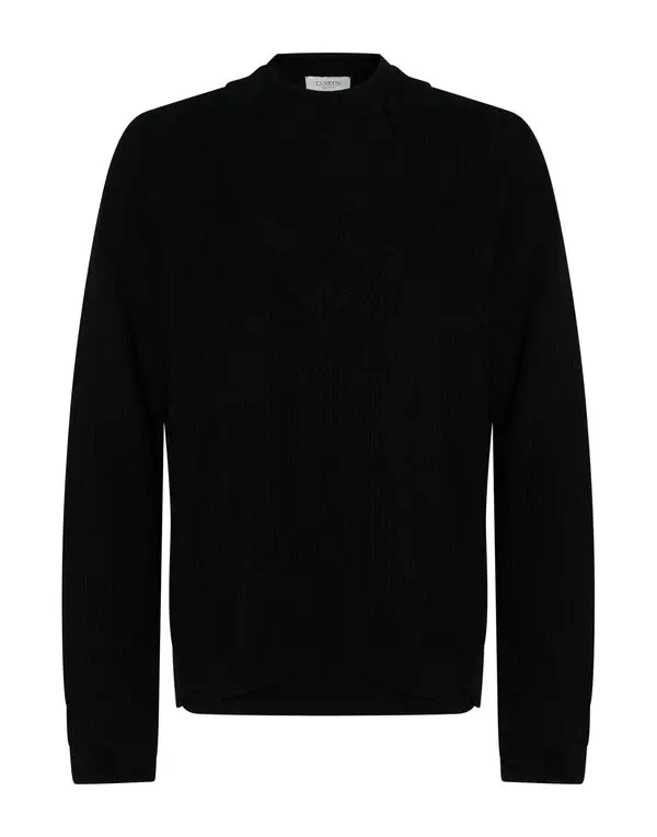 LANEUS Turtleneck Size Wool, Polyamide