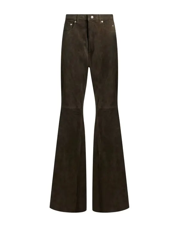 Rick Owens Pants Dark Size Calfskin