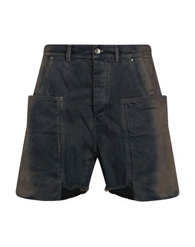 Rick Owens Denim Shorts Size Cotton - Blue