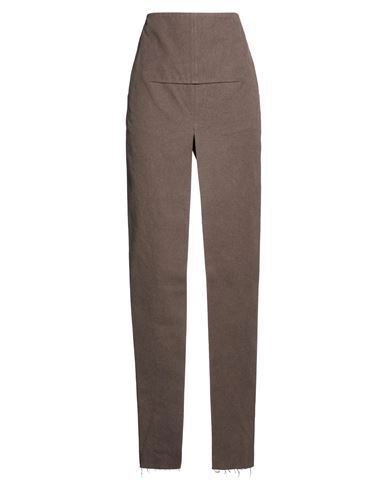 Rick Owens Maxi Skirt Size Cotton, Polyurethane - Brown