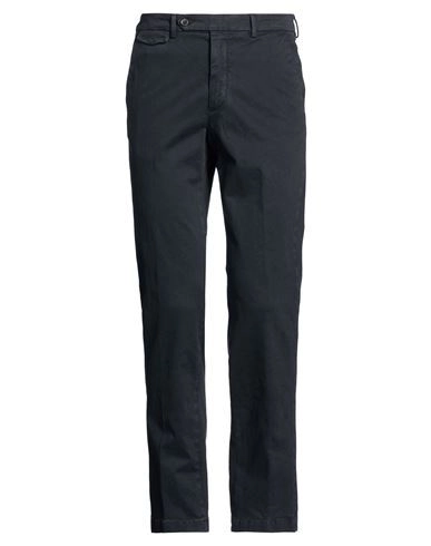 PAOLONI Pants Size Cotton, Elastane - Midnight Blue