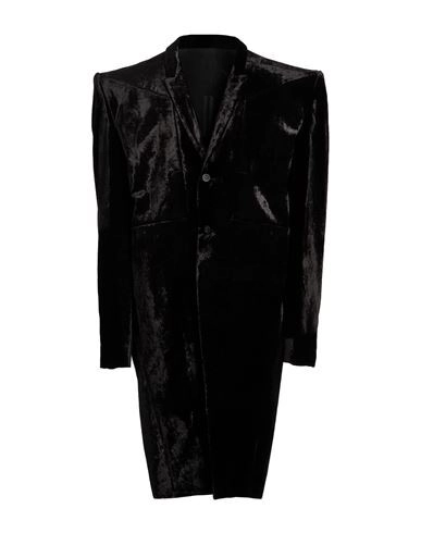 Rick Owens Coat Size Viscose, Silk - Black