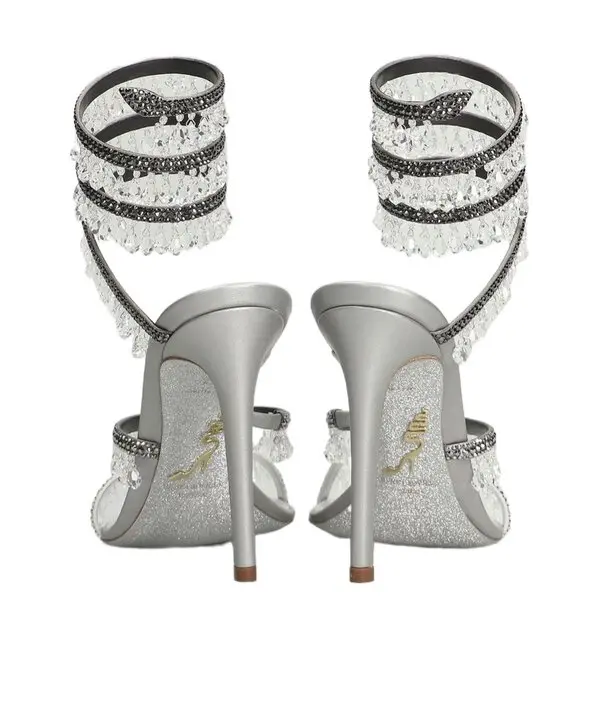 Rene Caovilla Chandelier Embellished Sandals