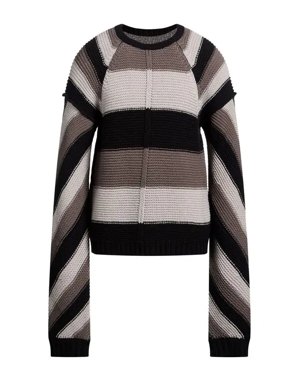 Rick Owens Sweater Taupe Size Virgin Wool