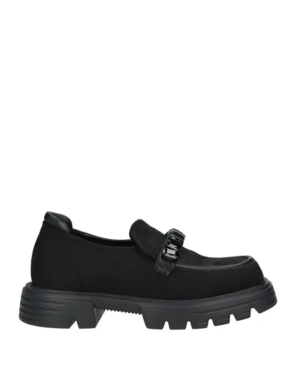 JEANNOT Crystal Embellished Loafers