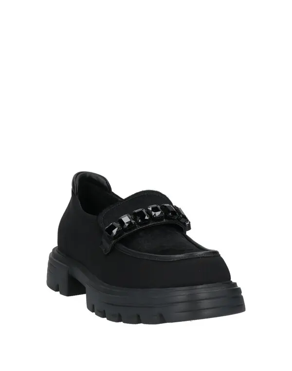 JEANNOT Crystal Embellished Loafers