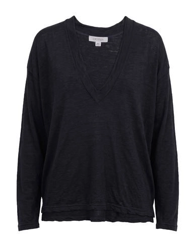 Crossley Midnight Virgin Wool V-neck Sweater - Blue