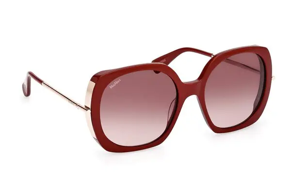 Max Mara Two-tone Oversize-frame Sunglasses