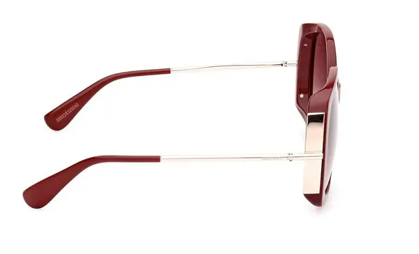 Max Mara Two-tone Oversize-frame Sunglasses