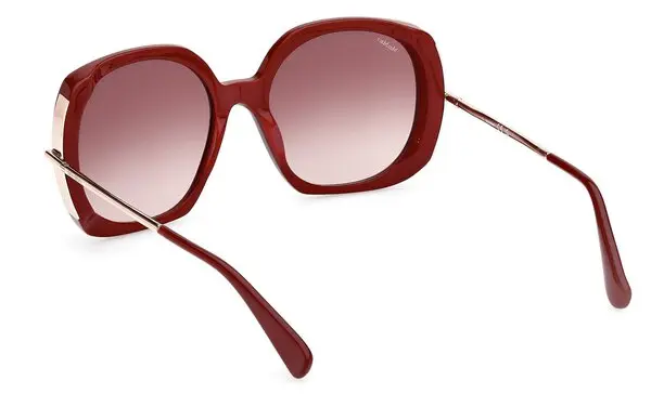 Max Mara Two-tone Oversize-frame Sunglasses