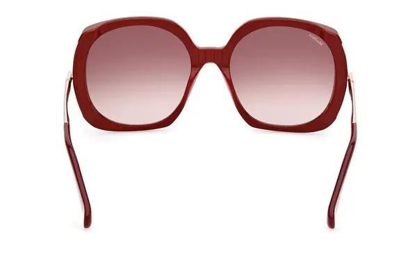 Max Mara Two-tone Oversize-frame Sunglasses