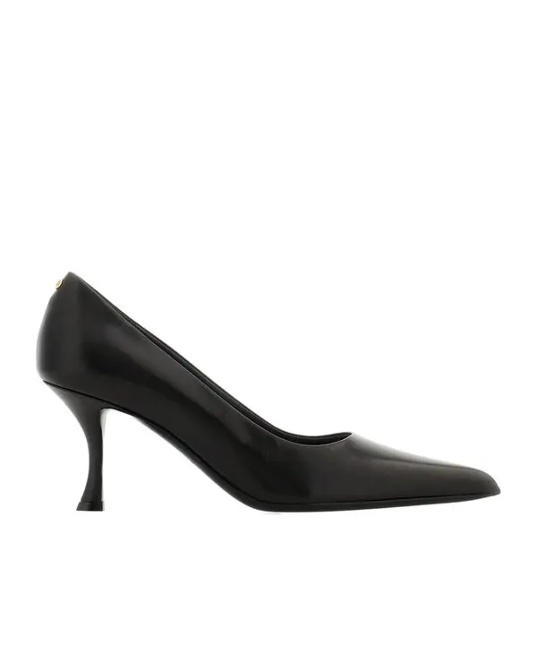 FERRAGAMO Logo Pointed High Heels - Black