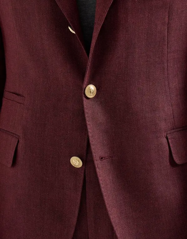 Brunello Cucinelli Chevron Peak-lapels Blazer