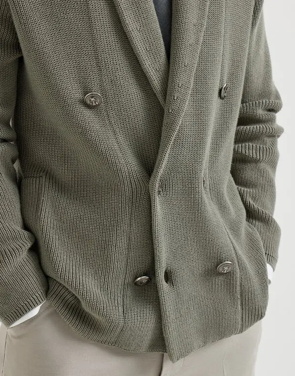 Brunello Cucinelli Double-breasted Knitted Cardigan