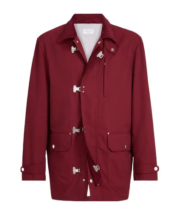 Brunello Cucinelli Corduroy-collar Cotton Jacket