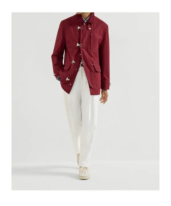 Brunello Cucinelli Corduroy-collar Cotton Jacket
