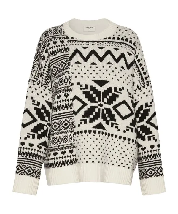 Max Mara Oose Jumper In Wool Jacquard