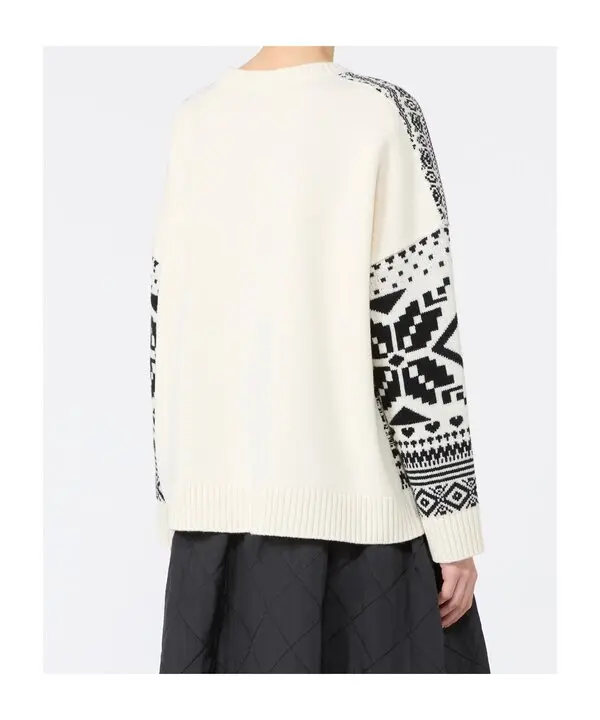Max Mara Oose Jumper In Wool Jacquard