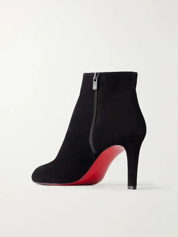 CHRISTIAN LOUBOUTIN Fannylove 85 Suede Ankle Boots