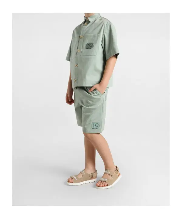 Dolce & Gabbana Cotton Sateen Bermuda Shorts