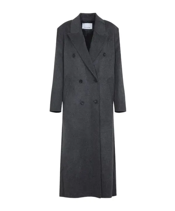 THE FRANKIE SHOP Double-breasted Coat - Black