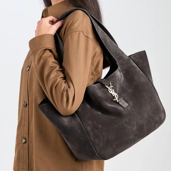 Saint Laurent Suede Shoulder Bag