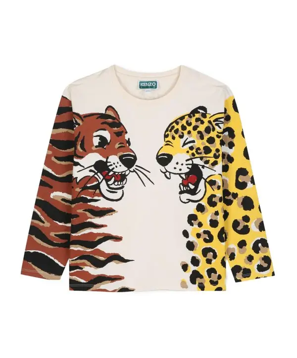 Kenzo Animal Print Long Sleeve T-shirt - No