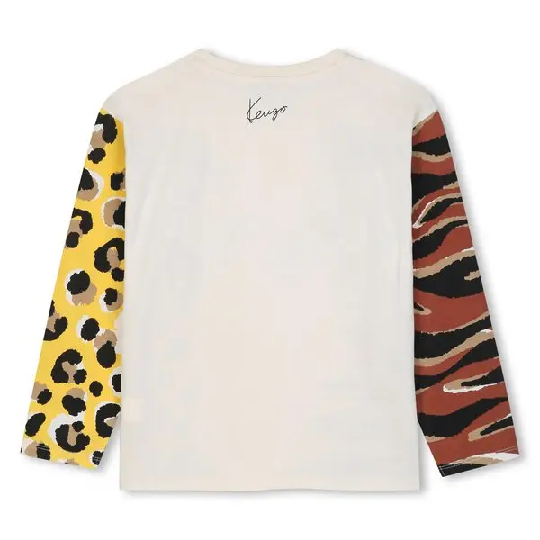Kenzo Animal Print Long Sleeve T-shirt