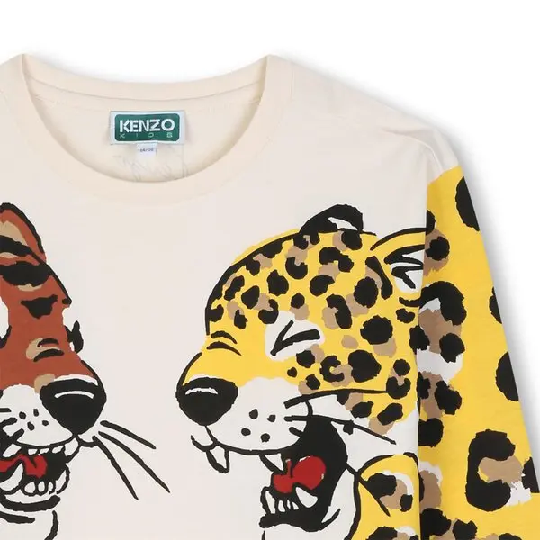 Kenzo Animal Print Long Sleeve T-shirt