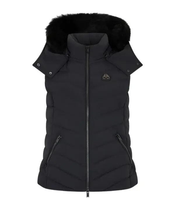 Moose Knuckles Elora Cotton Vest - Black