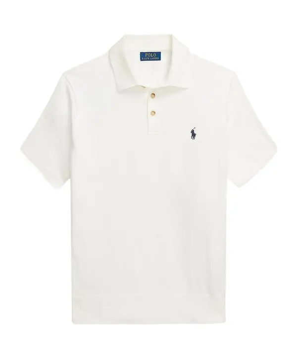 Polo Ralph Lauren Logo Short Sleeve Polo Shirt - White