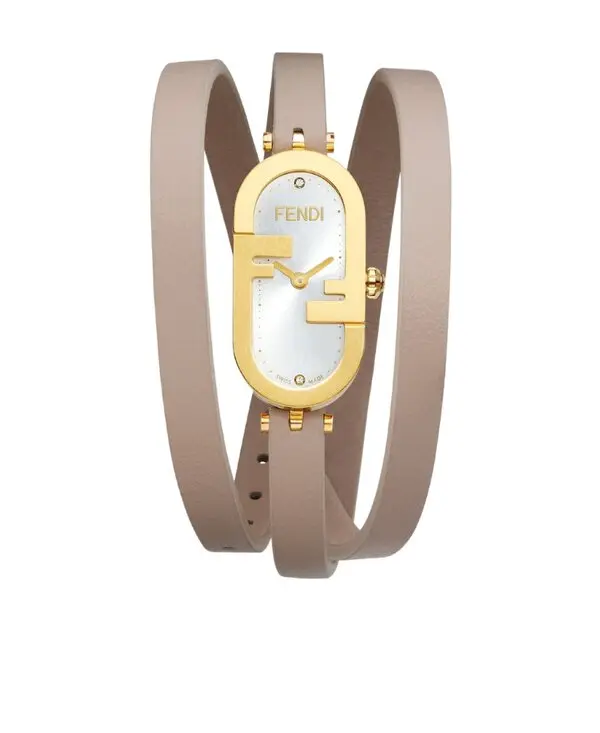 Fendi O'lock Oval Double-strap Watch