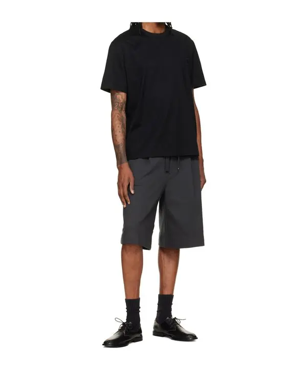 WOOYOUNGMI Pleated Drawstring Shorts