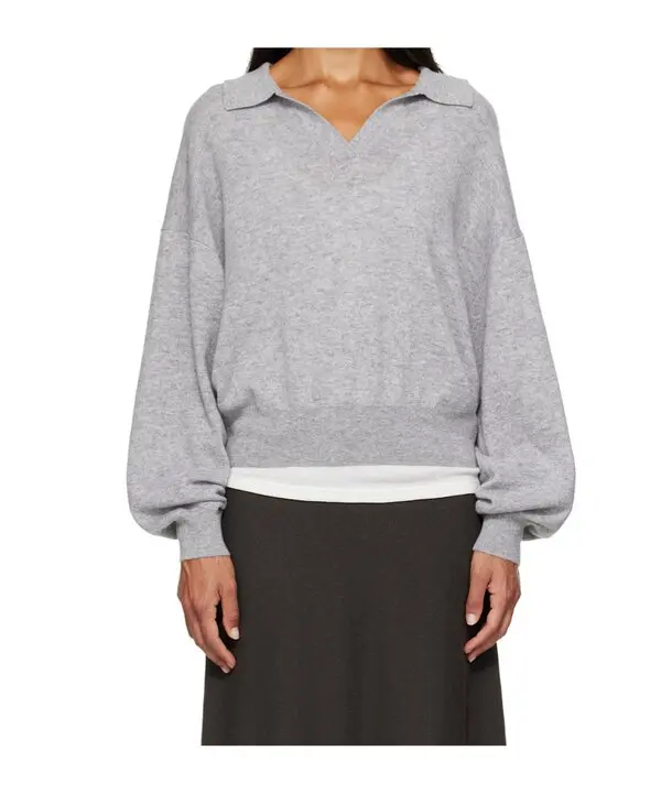 LISA YANG Katriel Polo Knitted Sweater