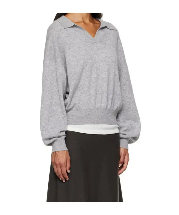 LISA YANG Katriel Polo Knitted Sweater