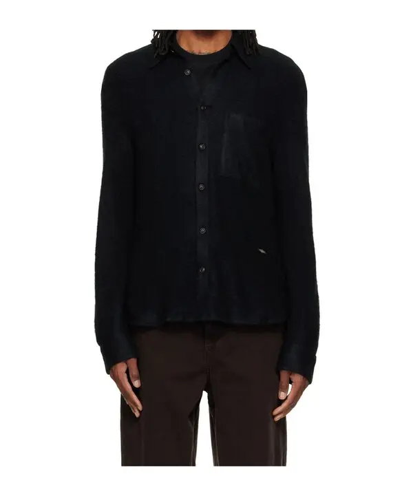 WOOYOUNGMI Collared Knit Top