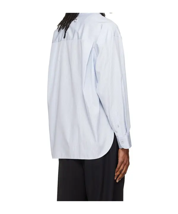 WOOYOUNGMI Vertical-stripe Chest-pocket Shirt
