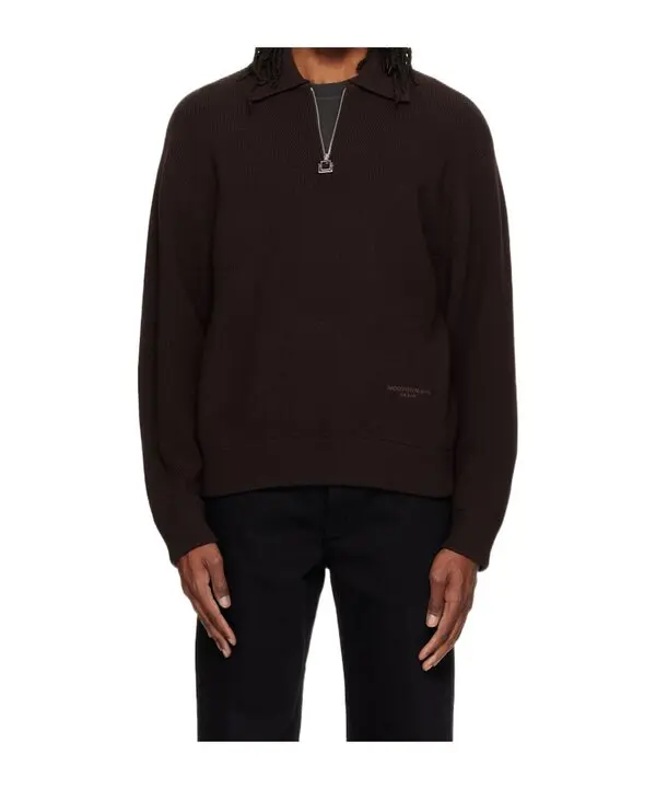 WOOYOUNGMI Zip-neck Polo Shirt