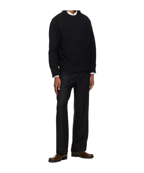 WOOYOUNGMI Logo Knitwear - Black
