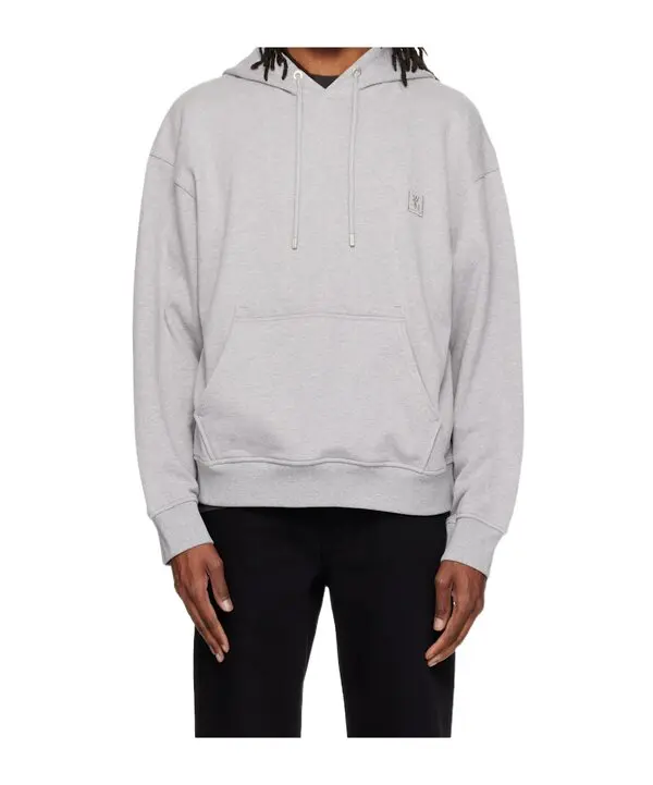 WOOYOUNGMI Logo Hoodie - Grey