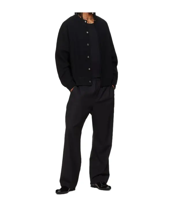 WOOYOUNGMI Button-up Knit Top - Black