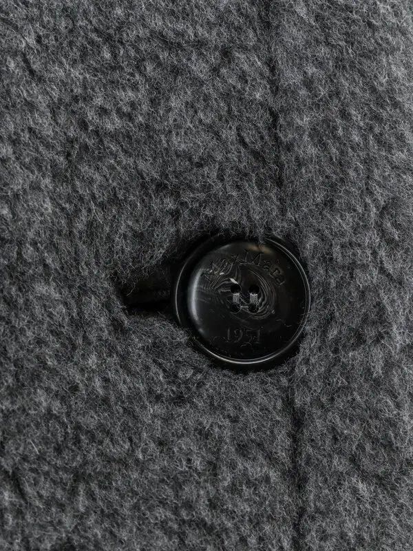 Max Mara Single-breasted Short-sleeved Coat