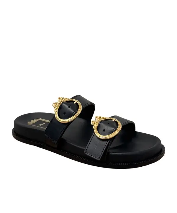 Dior Open-toe Slippers - Black