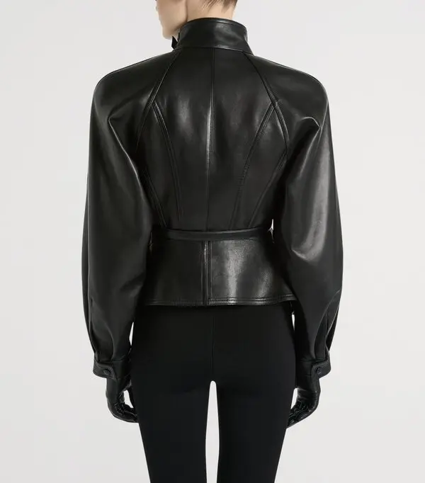 Balmain Lambskin Leather Jacket