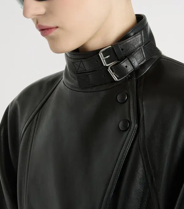 Balmain Lambskin Leather Jacket