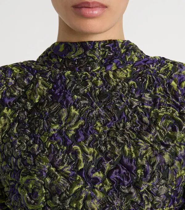 Balmain Bubble-patterned Jacquard Mini Dress