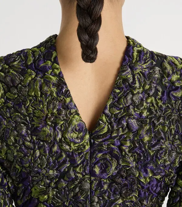 Balmain Bubble-patterned Jacquard Mini Dress