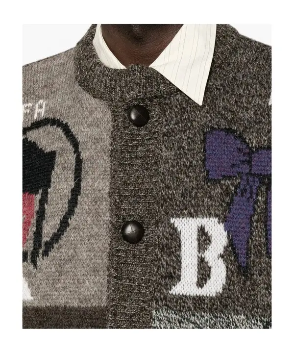 MAGLIANO Button-front Long-sleeve Knit Cardigan